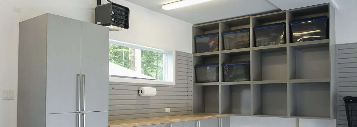 What is a modular storage system for a residential garage